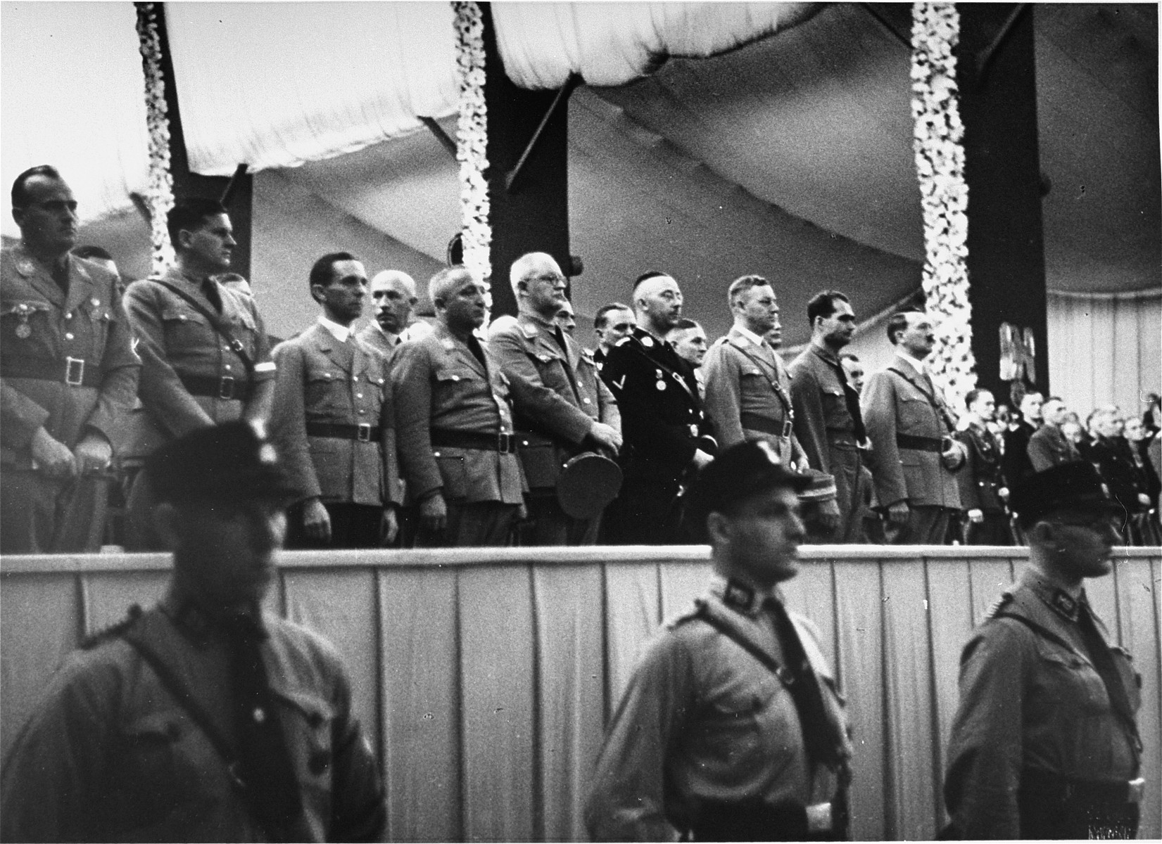 Hitler Archive | Adolf Hitler and NSDAP members in the Luitpold Hall in ...
