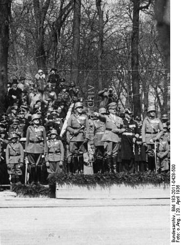 Hitler Archive | Adolf Hitler reviewing a military parade held in ...